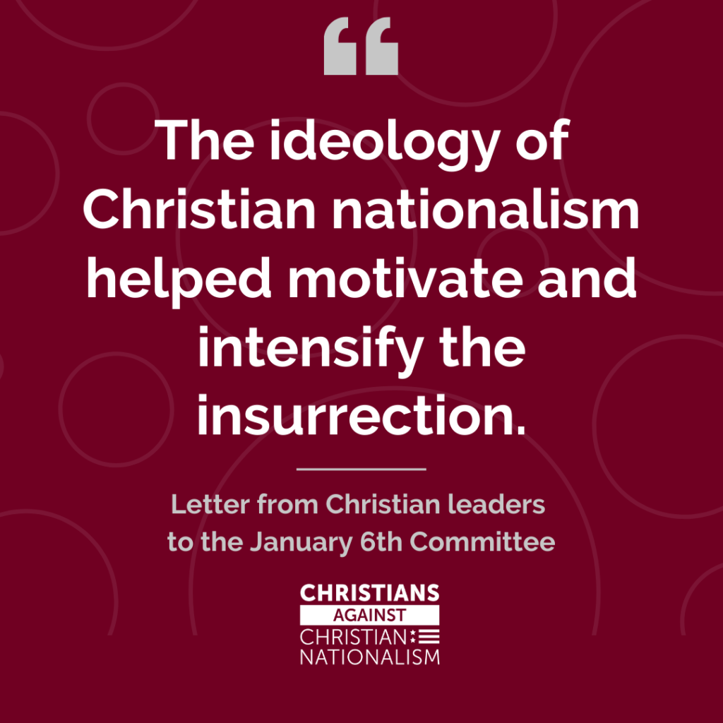 Statement of Christian leaders to January 6th committee - BJC